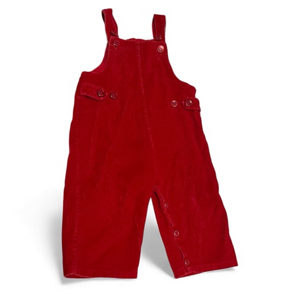 Kmart | Bottoms | Vintage Kmart Red Corduroy Overalls Size 8months 10 ...